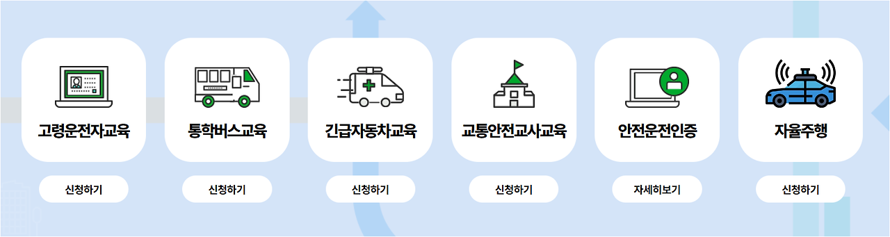 도로교통공단 이러닝센터 홈페이지 바로가기 Trafficedukoroadorkr