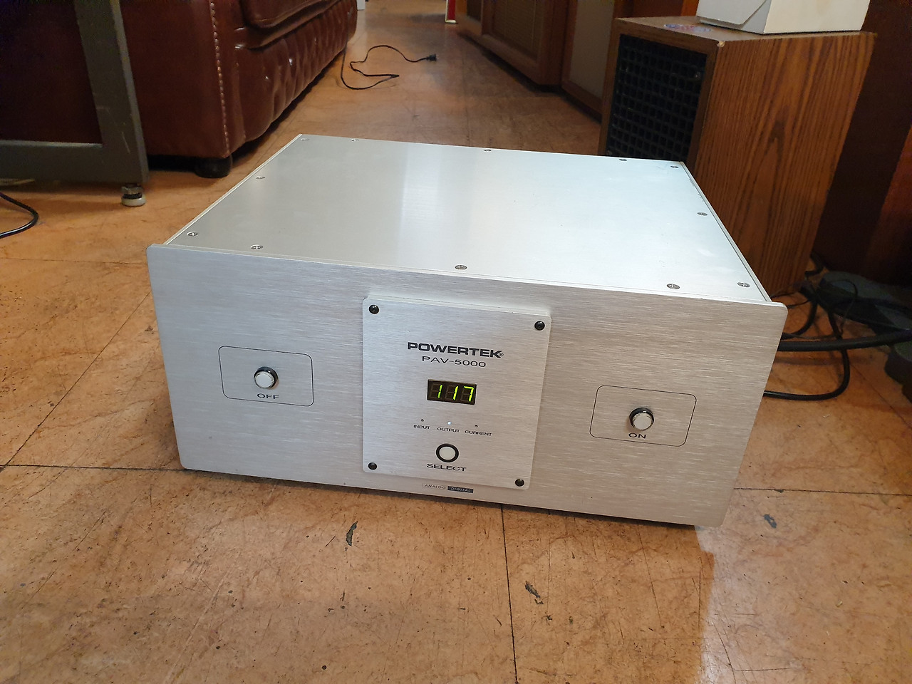 파워텍 POWERTEK PAV-5000 중기형 5k AVR 전압장치 입니다 -작년8월 보드 새로교체-(ending)