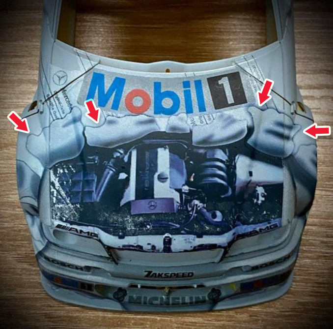 [데칼] 벤츠 C클래스 DTM (SK 데칼)