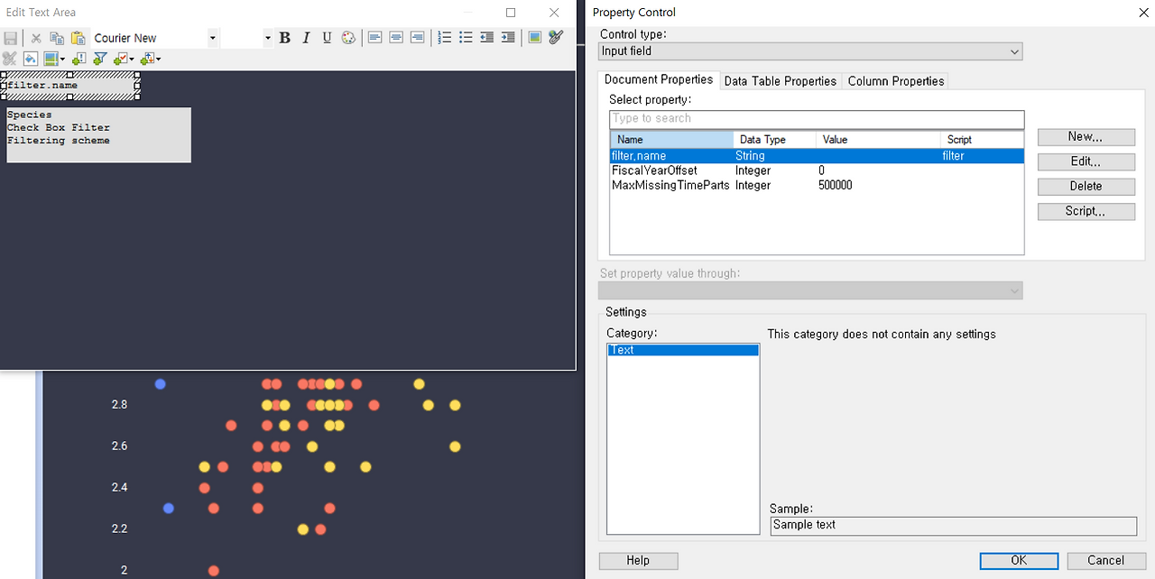 spotfire ) spotfire에서 input field와 ironpython을 이용하여 체크 박스 필터 먹이기 in spotfire feat. ironpython