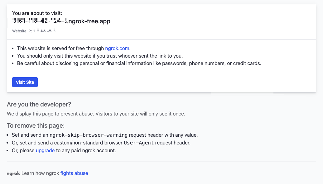 Ngrok 사용 시 발생하는 CORS에러 해결