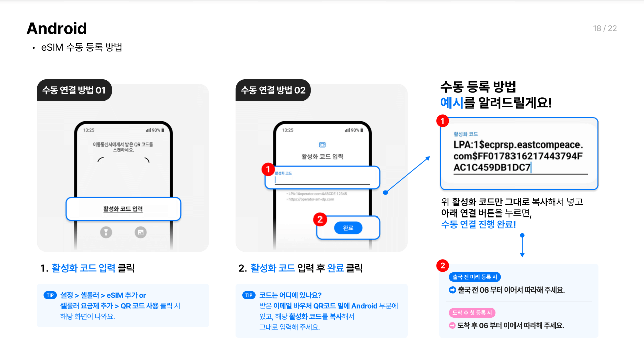 E심esim의 설치 방법 장점 가격 유의 사항