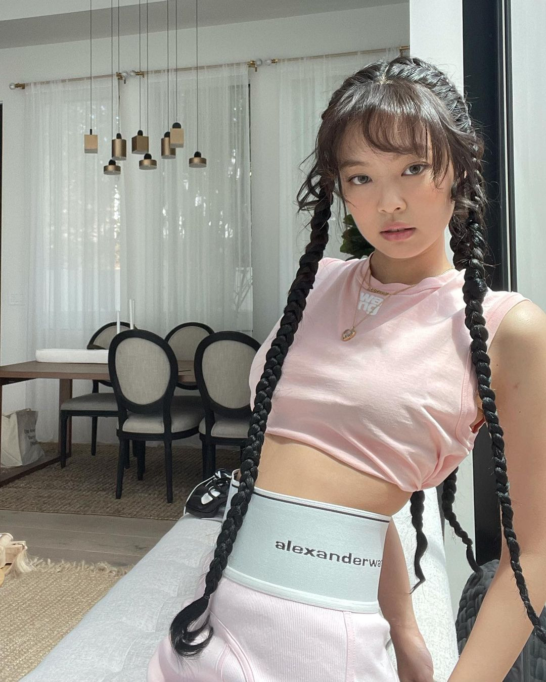 Blackpink Jennie Pigtail Hair Styling | KpopCelebs