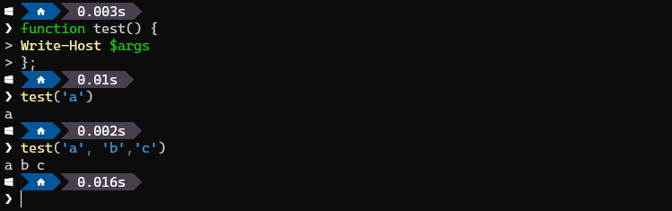 [PowerShell] 자동변수(Automatic Variable) - 3. $args, $ConsoleFileName, $EnabledExperimentalFeatures ...
