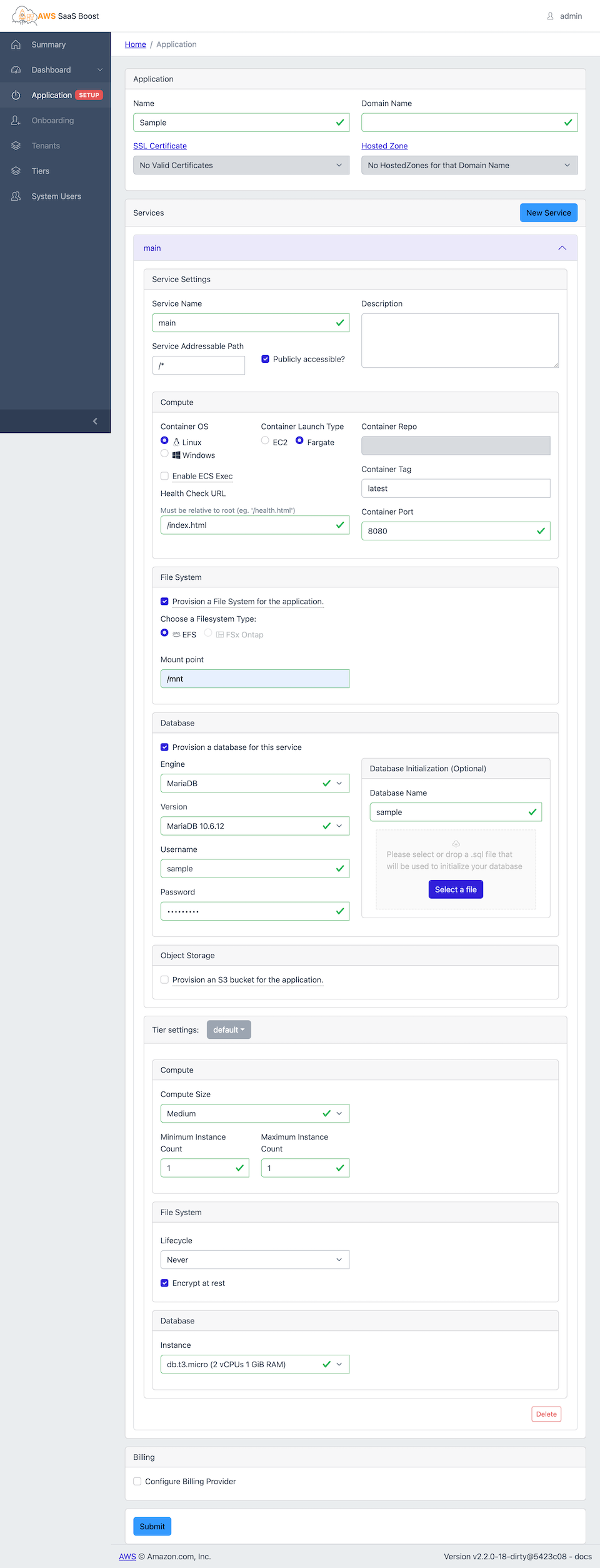 AWS SaaS Boost 배포하기