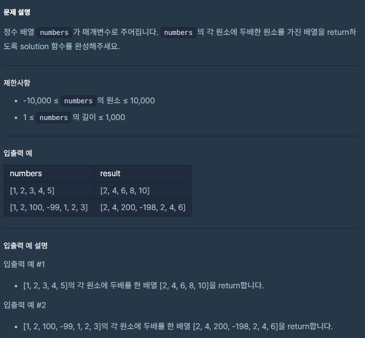 오늘부터 코딩테스트 파이썬으로 프로그래머스 코딩 입문 프로그램 풀기