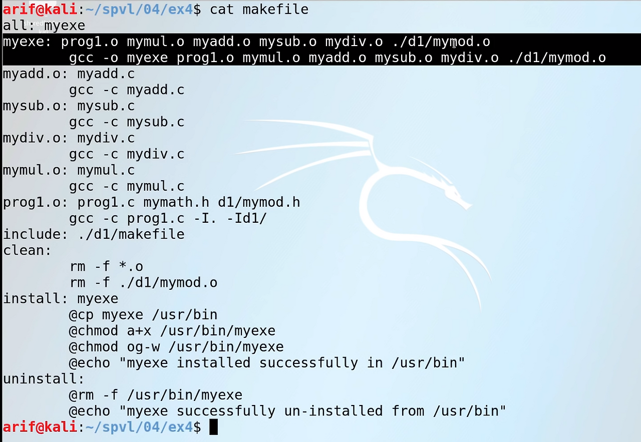 Lec04) UNIX make utility