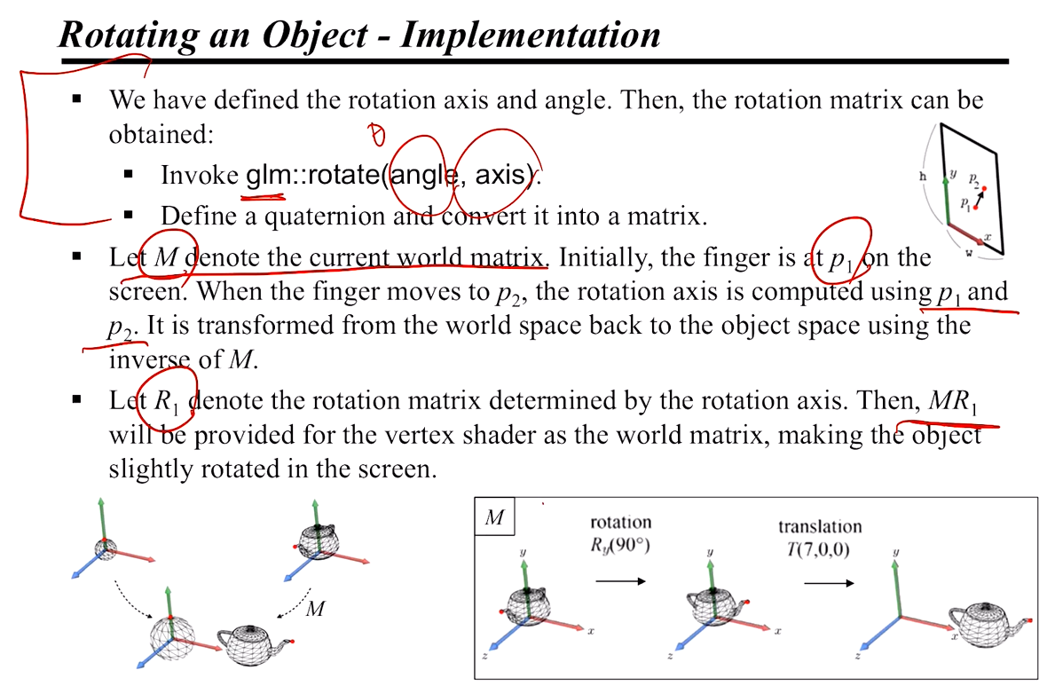 [OpenGL ES] 12강 : Object Picking, Ray Intersection, Bounding Volume, Arcball