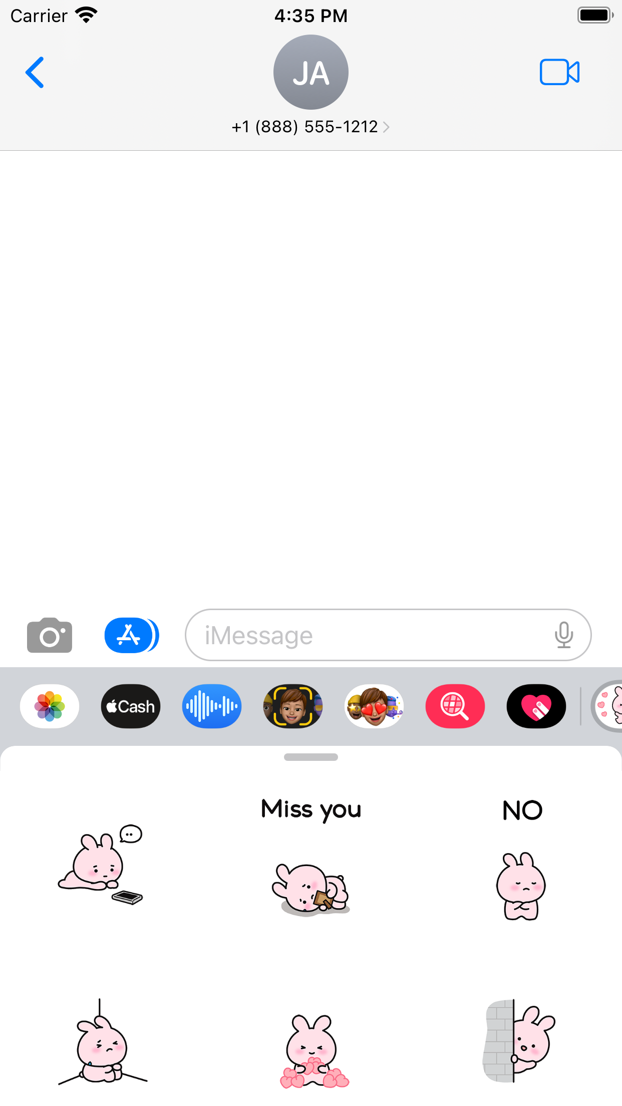 [Sticker] ANI Lovely PinkRabbit Pingto