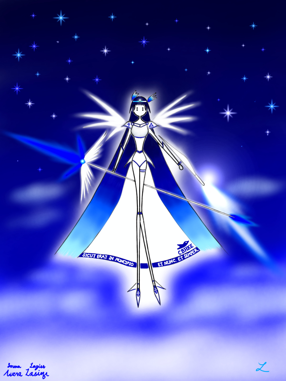 The Battle Costume of Pure White :: Ever Blue Gardenia - Private Music Hall