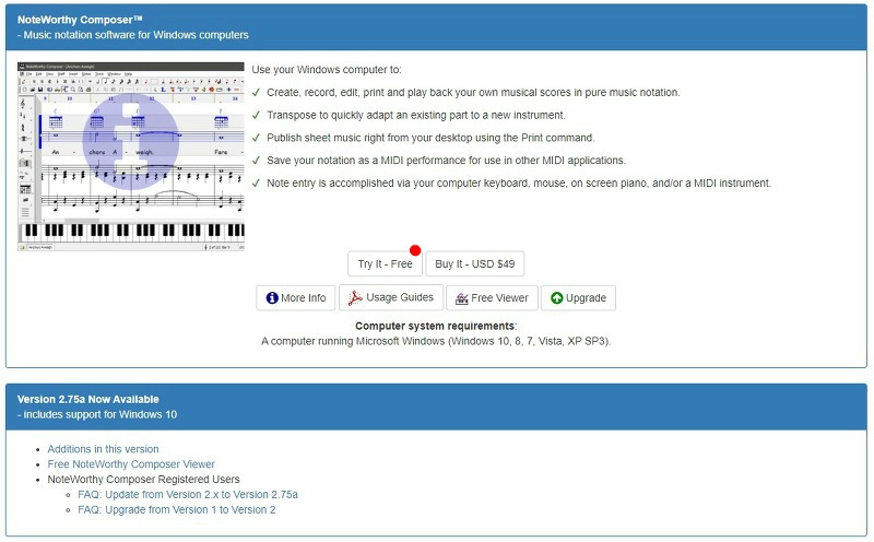 nwc 2.75 한글판 다운로드 (noteworthy composer) :: 욱스토리
