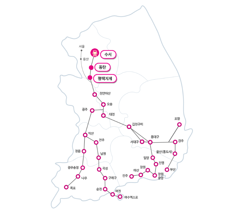 🚄 SRT 노선도 & 시간표 (2025. 최신 정리)