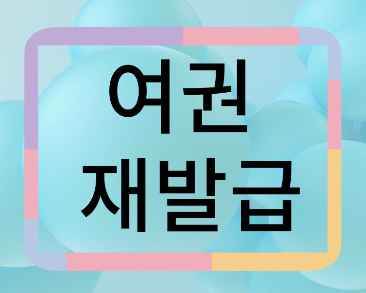 여권 재발급 기간 및 준비물 비용 현장 신청과 온라인신청 소요 기간은 얼마 도움주는 라쿤
