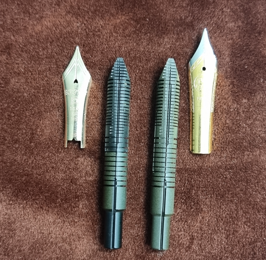 Platinum nib compatible ebonite feed developed *Requires Special Grip ...