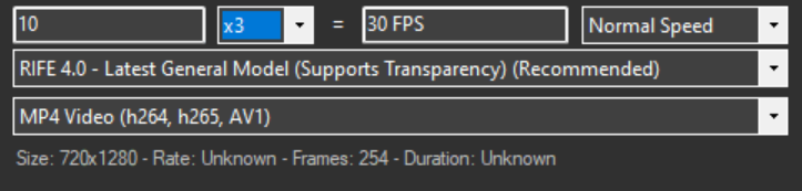 동영상 보간 작업 쉽게하기, Flowframes 설치 및 사용법