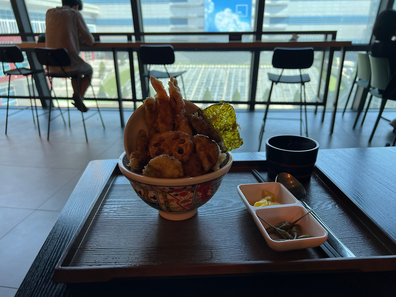 용산 아이파크몰 점심 먹기 좋은 텐동 맛집 마스터키친 후기 후식으로 타짜도르 에스프레소
