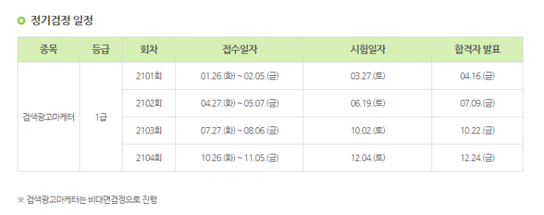 검색광고마케터 1급 시험 합격후기 및 공부방법 Kennys Silent Life