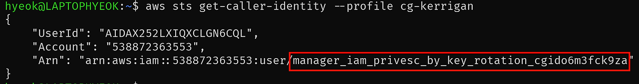 [CloudGoat] Scenario "iam_privesc_by_key_rotation" - solution — Memorize