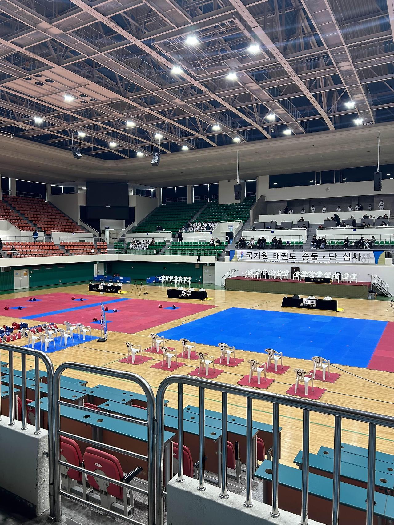 국기원 승품단 심사성남실내체육관