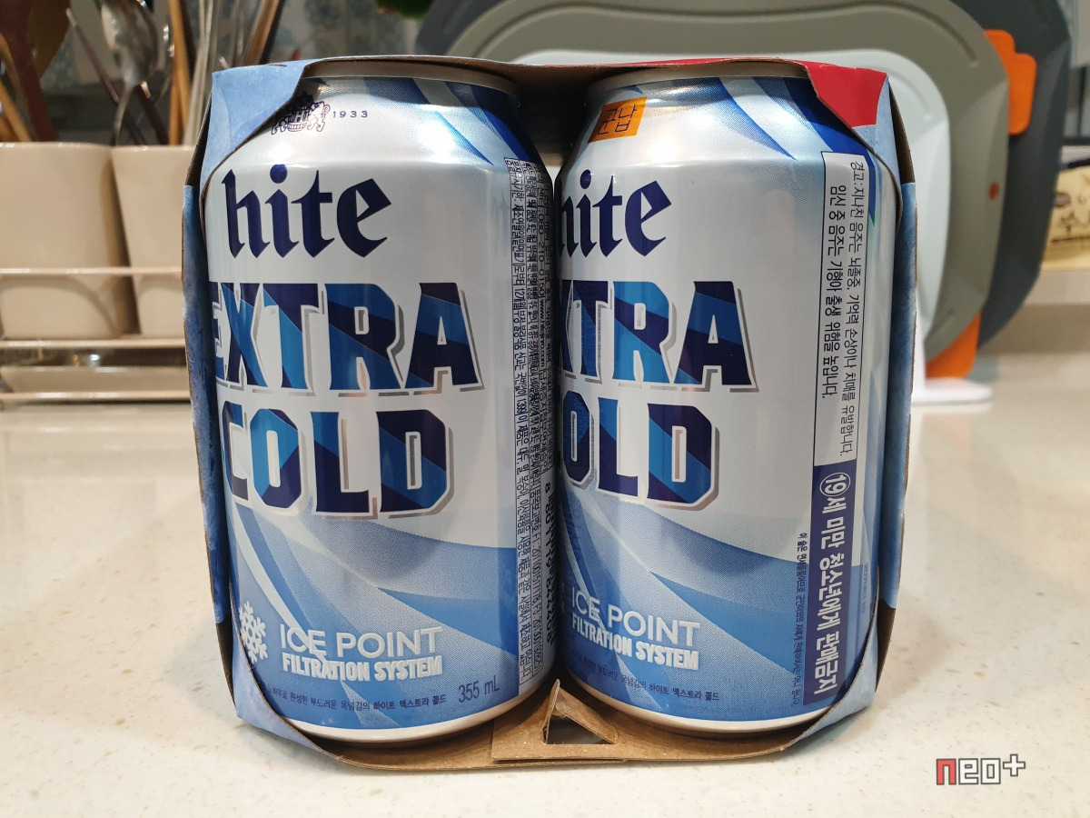[주류 159][캔-355ml] 군납 하이트 엑스트라 콜드(Hite EXTRA COLD)