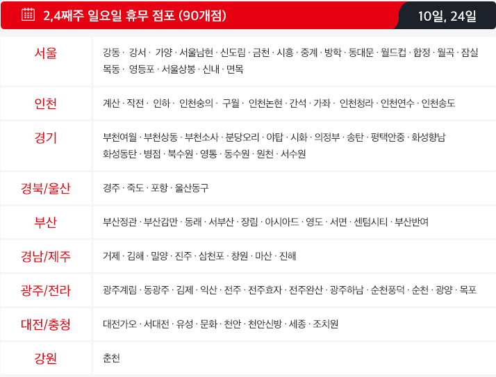2023년 12월 홈플러스 휴무일 안내 홈플러스 12월 휴무일 정보 12월 홈플러스 휴무 정보