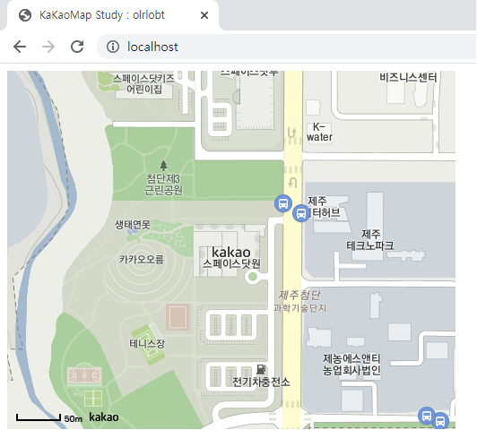 [Spring] 카카오 지도 / Kakao Map Web API 사용해보기