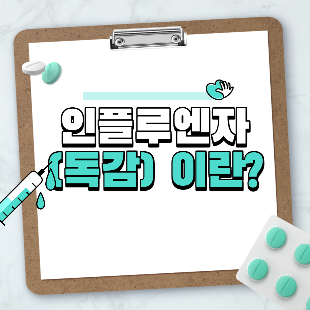 독감 인플루엔자 증상 유행시기 치료 예방법 총정리