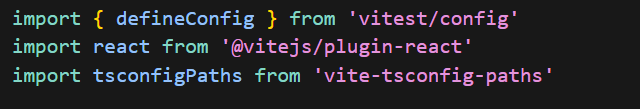 "vite-tsconfig-paths" resolved to an ESM file. ESM file cannot be loaded by `require`. See https ...