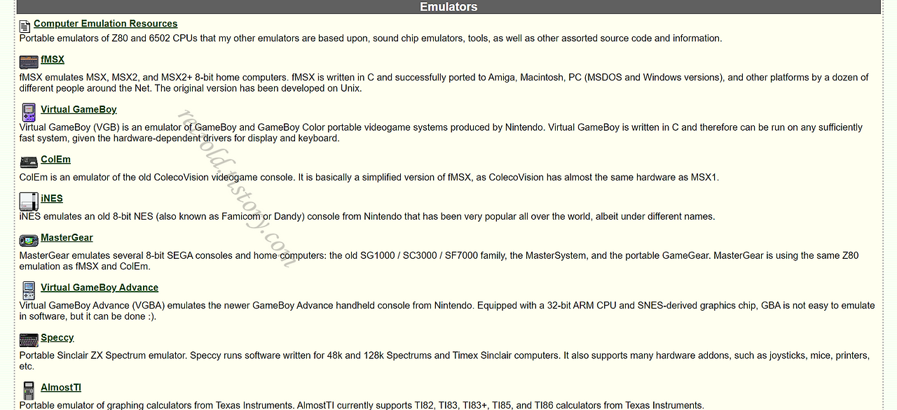 각종 게임 에뮬레이터 다운로드 사이트 모음 정리 :: Digital RetrOld