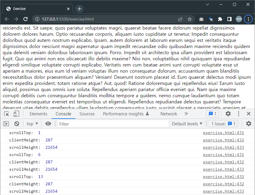 페이지 스크롤 진행률을 표시해보자 - 상단 progress-bar 만들기