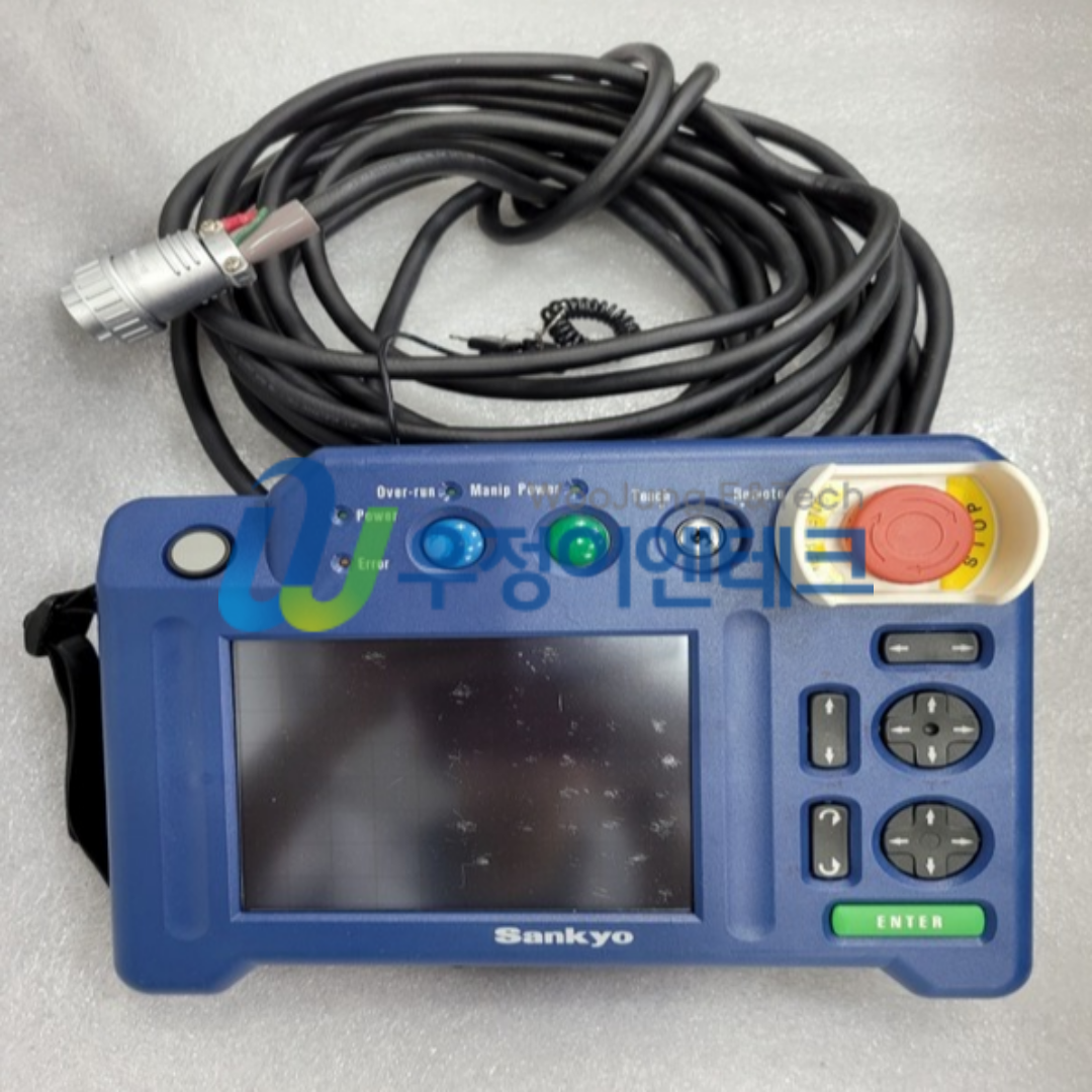 [중고] NIDEC SANKYO ROBOT CONTROLLER PENDANT / OP5000 (10526-12)