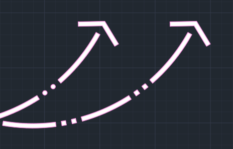 동선 화살표 그리기, PAA :: XiCAD & etc...