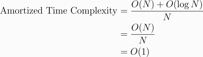[알고리즘] 시간복잡도 (amortized time complexity)
