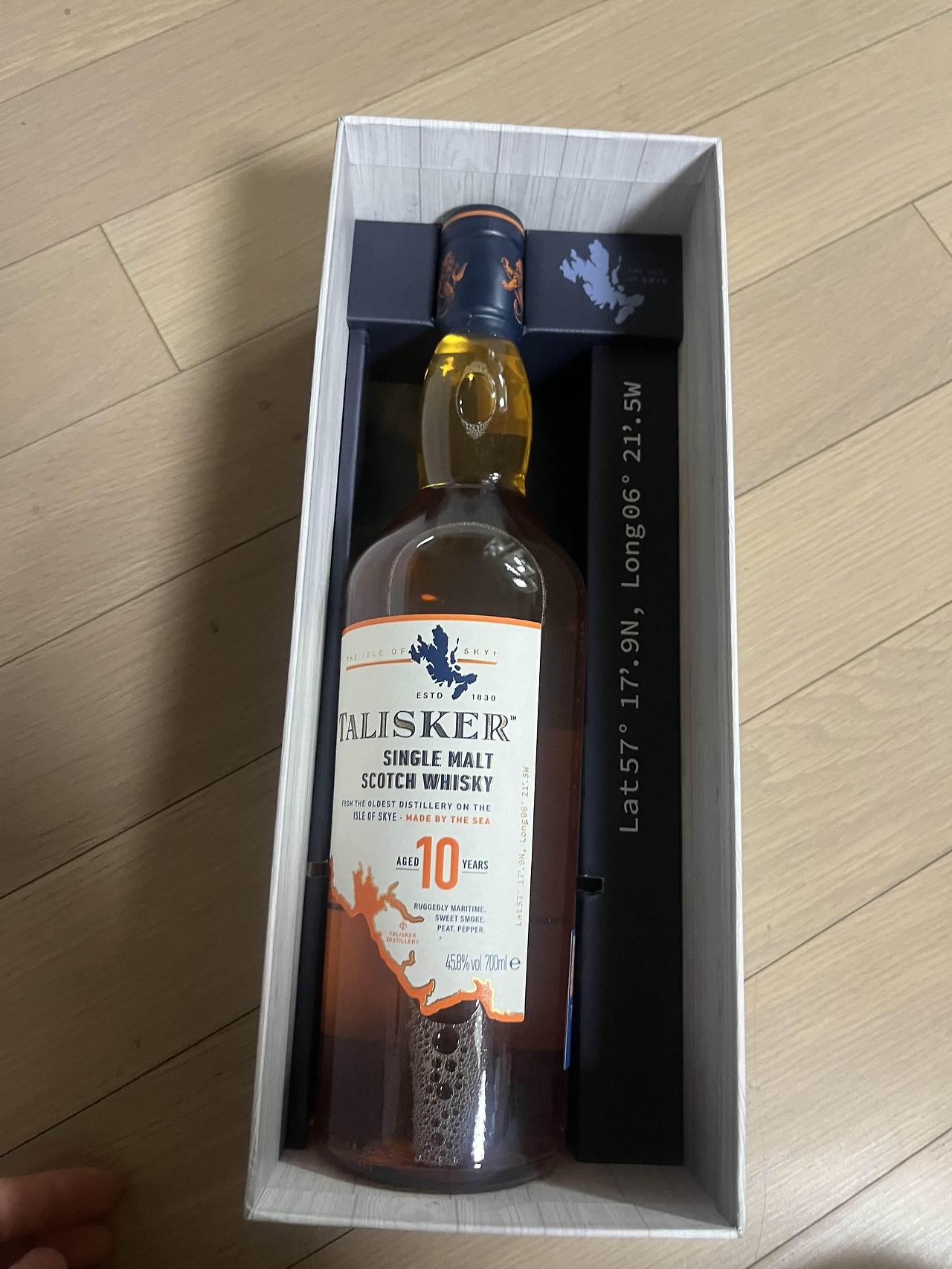 탈리스커 싱글몰트 위스키 10년talisker Single Malt Scotch Whisky 10 Years