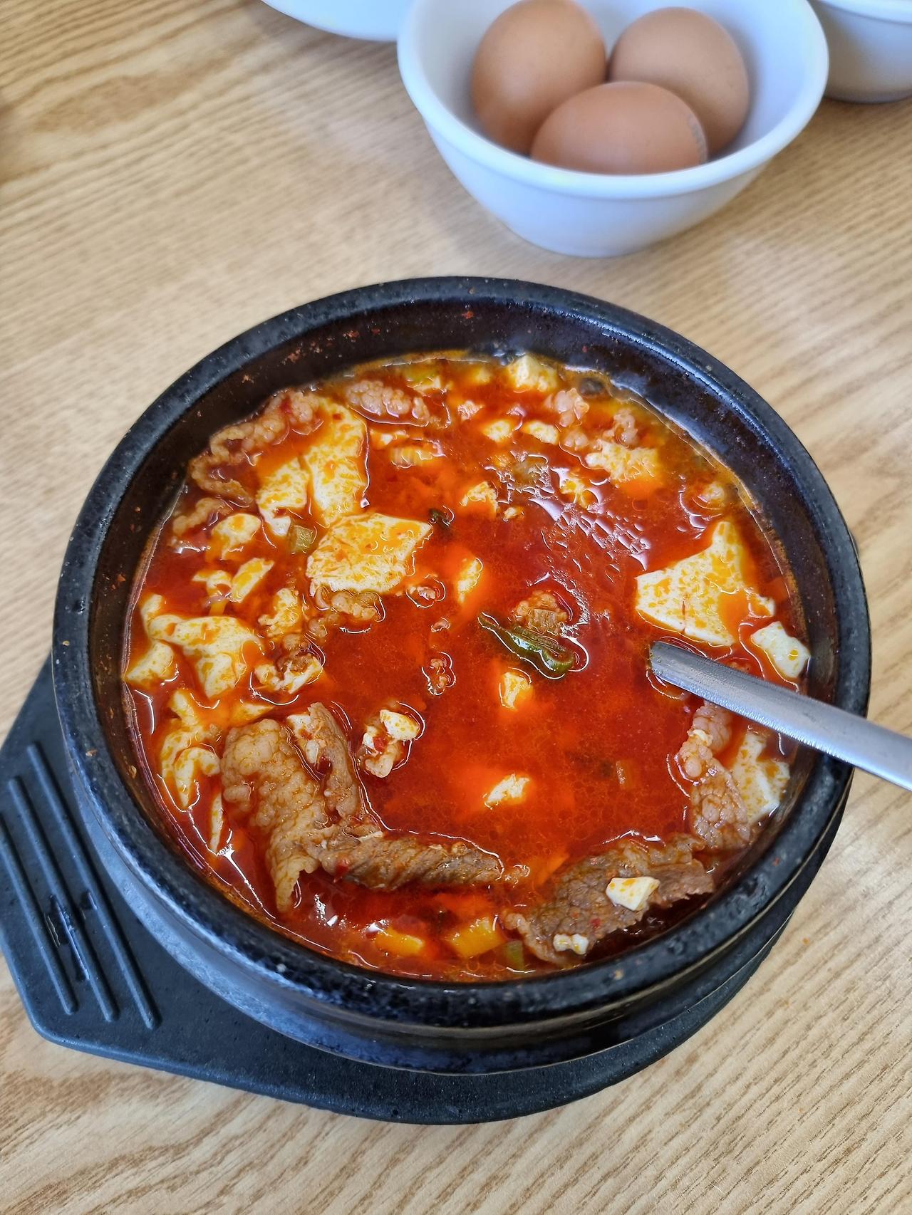 안동맛집 안동시내 서가순두부 차돌박이 순두부찌개