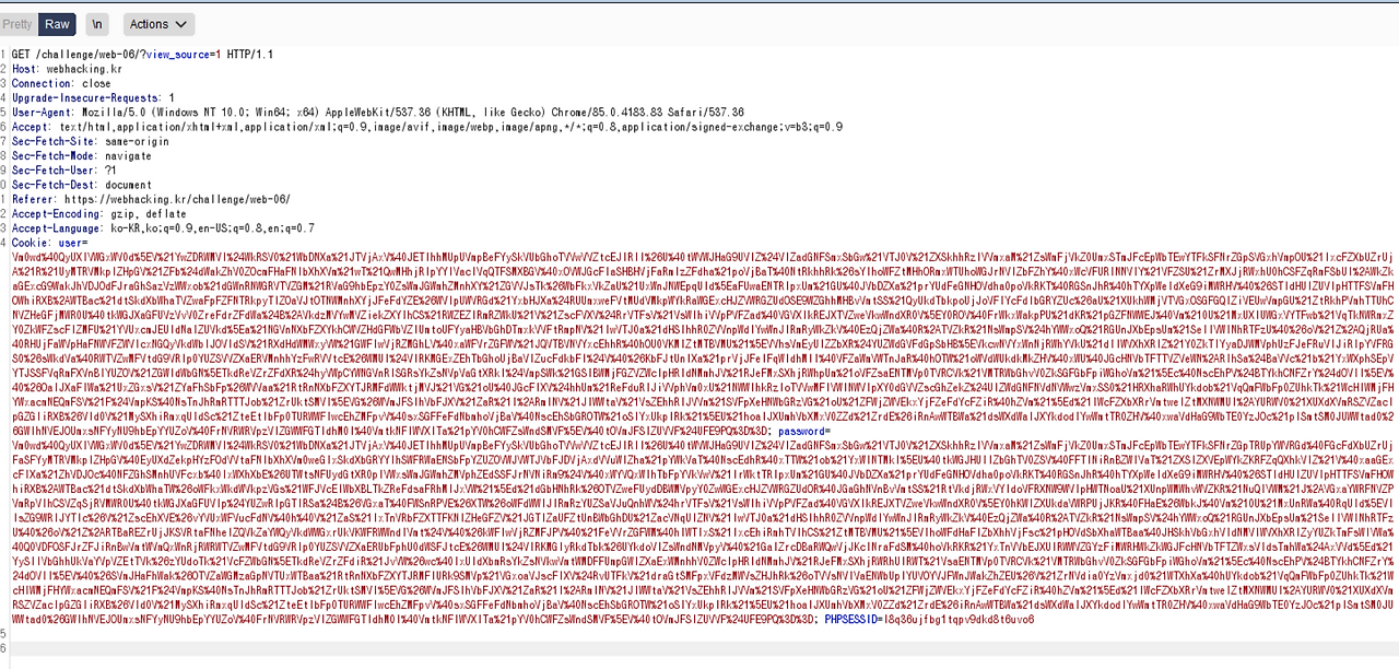 [webhacking.kr] Challenge_old-06 문제풀이