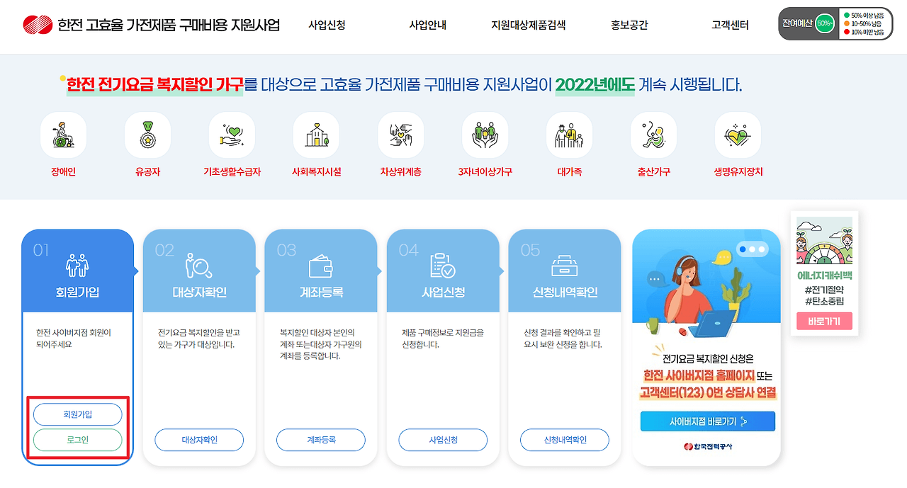 1등급 가전 환급 총정리 한전 고효율 가전제품 환급 사이트 Worker Tip