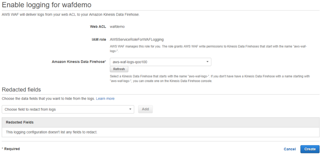 AWS WAF 로그 수집 방법