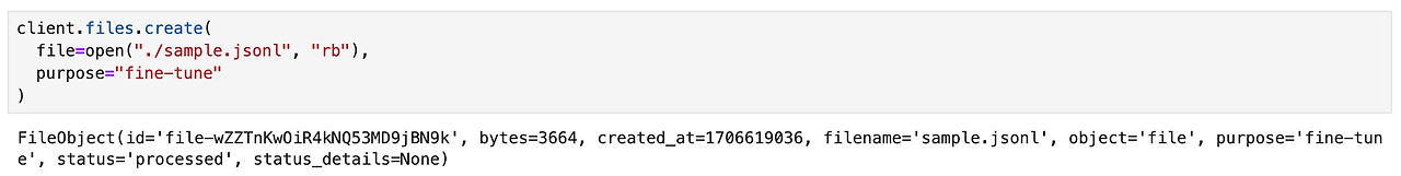 [Python] ChatGPT 파인튜닝 예제