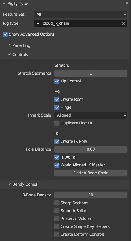 [Blender 3D] 블렌더 3d 리깅 Rigify - CloudRig / #3 Cloud_IK_Chain :: Creator ...