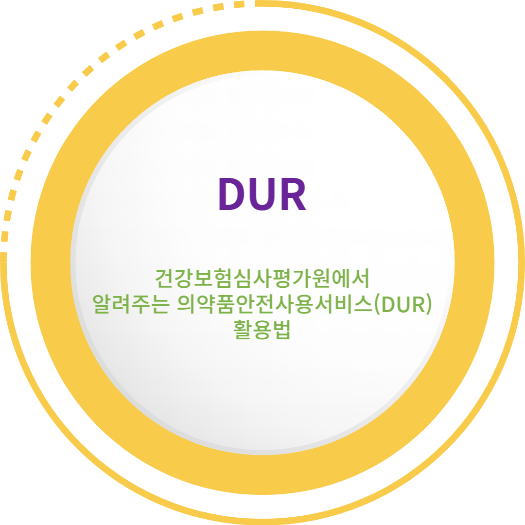 DUR이란 무엇이고 왜 중요한가? 건강보험심사평가원의 의약품 안전사용서비스를 알아보자