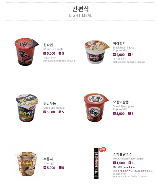 괌 라면 반입 가능할까 반입 금지 품목 및 K마트 라면 가격