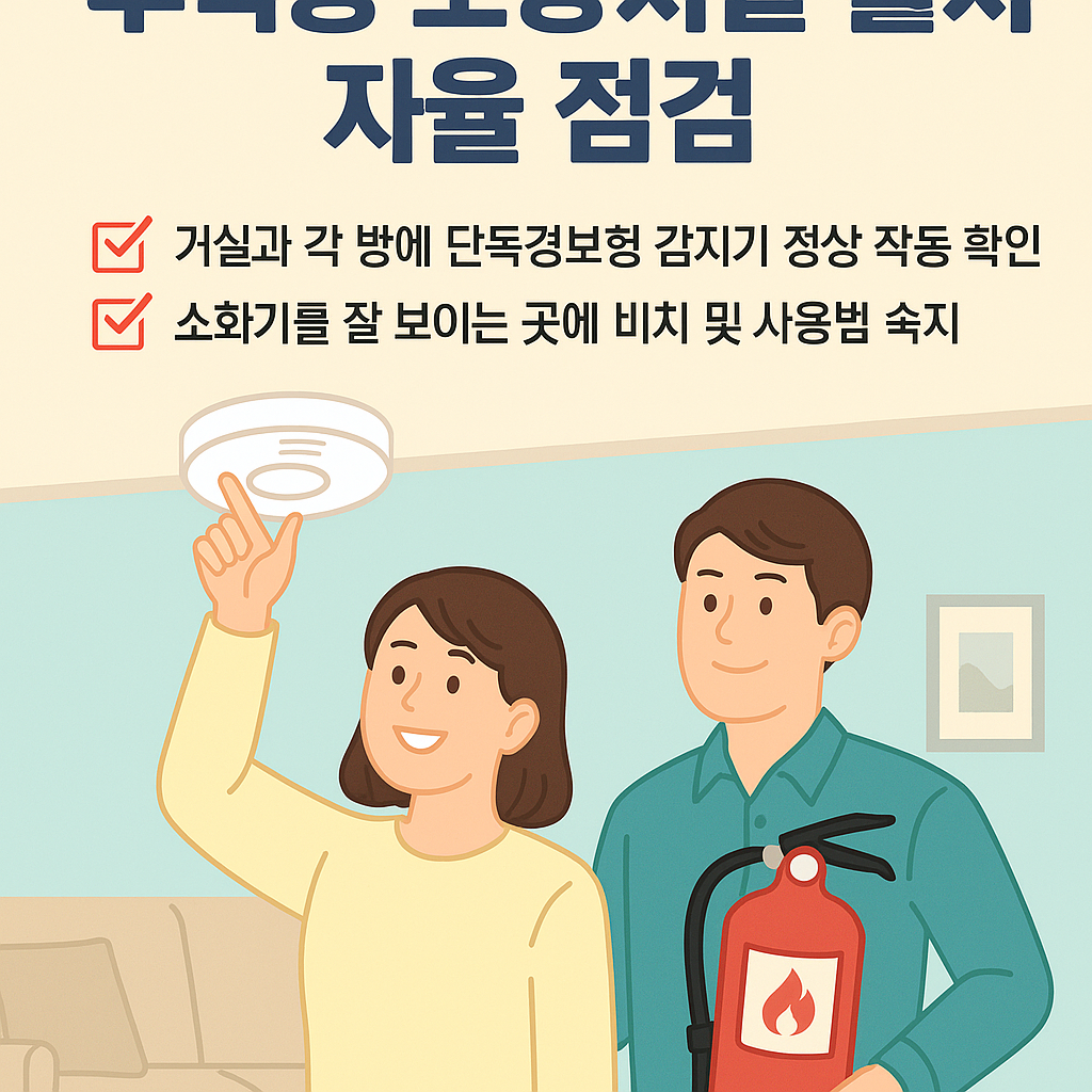 2025년 최신｜주택 소방시설 설치 의무화 총정리｜화재 예방과 법적 기준까지 한눈에 보기