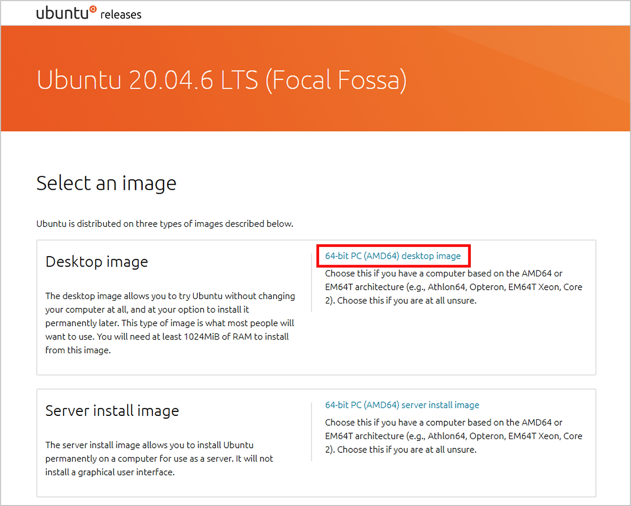 Ubuntu 설치를 위한 부팅 USB 만들기