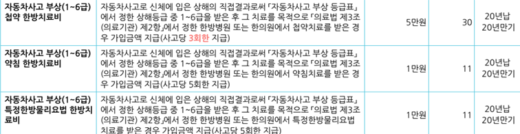 삼성화재 운전자 한방치료비 특약을 알아보자