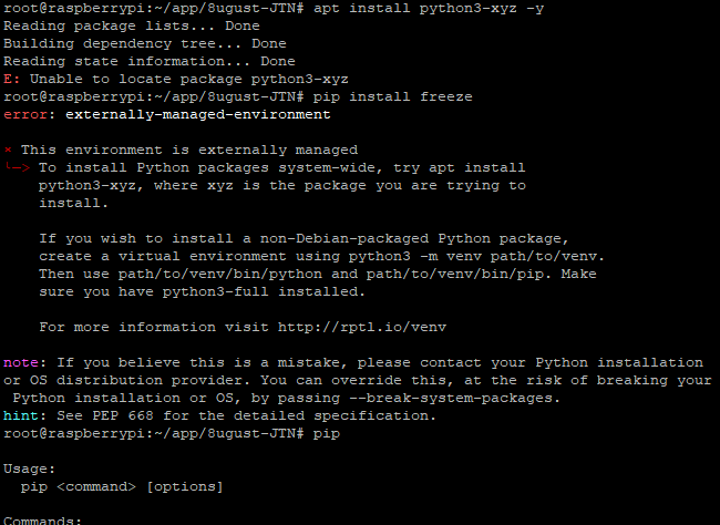 [Linux] python pip externally-managed-environment 오류