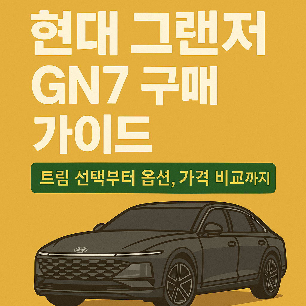 🚗 현대 그랜저 GN7 구매 가이드｜트림 선택부터 옵션, 가격 비교까지 한눈에!