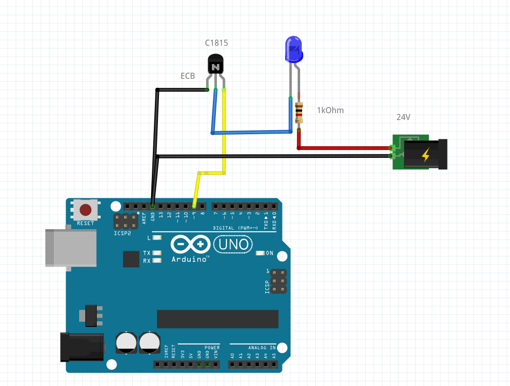 [아두이노] C1815 트렌지스터로 LED 켜기