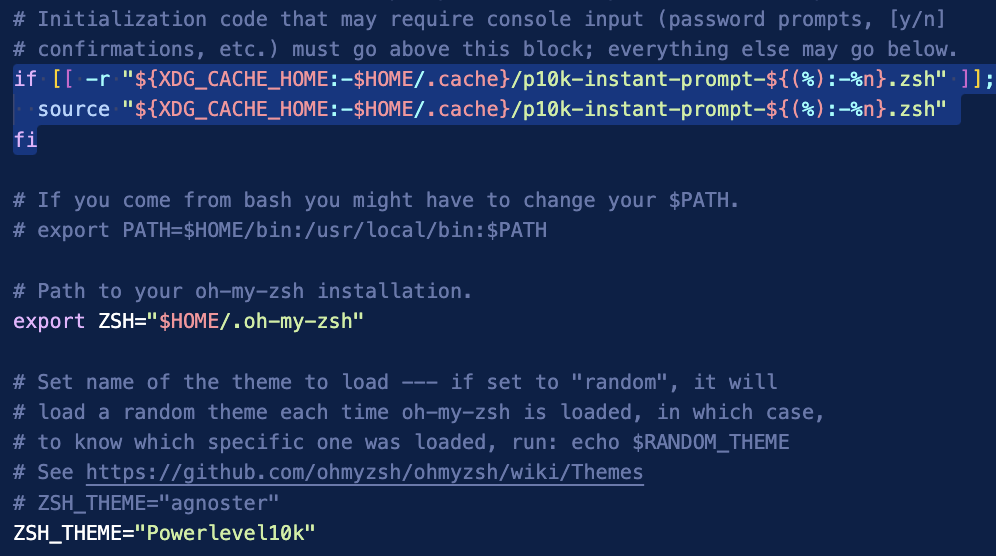 [Mac OS] zsh 테마 프롬프트 (cmd prompt) 변경