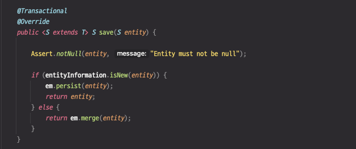 Spring Data JPA에서 Insert 전에 Select 쿼리 선행 문제 해결하기